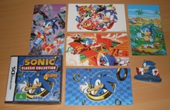 Novas fotos da edição limitada de Sonic Classic Collection para DS ...
